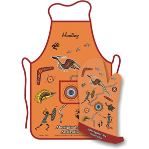Buy Apron & Oven Mitt Set Aboriginal Designs-2 Pc Online - Best Price ...